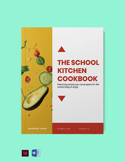 Free Sample School Cookbook Template - InDesign, Word, PDF | Template.net