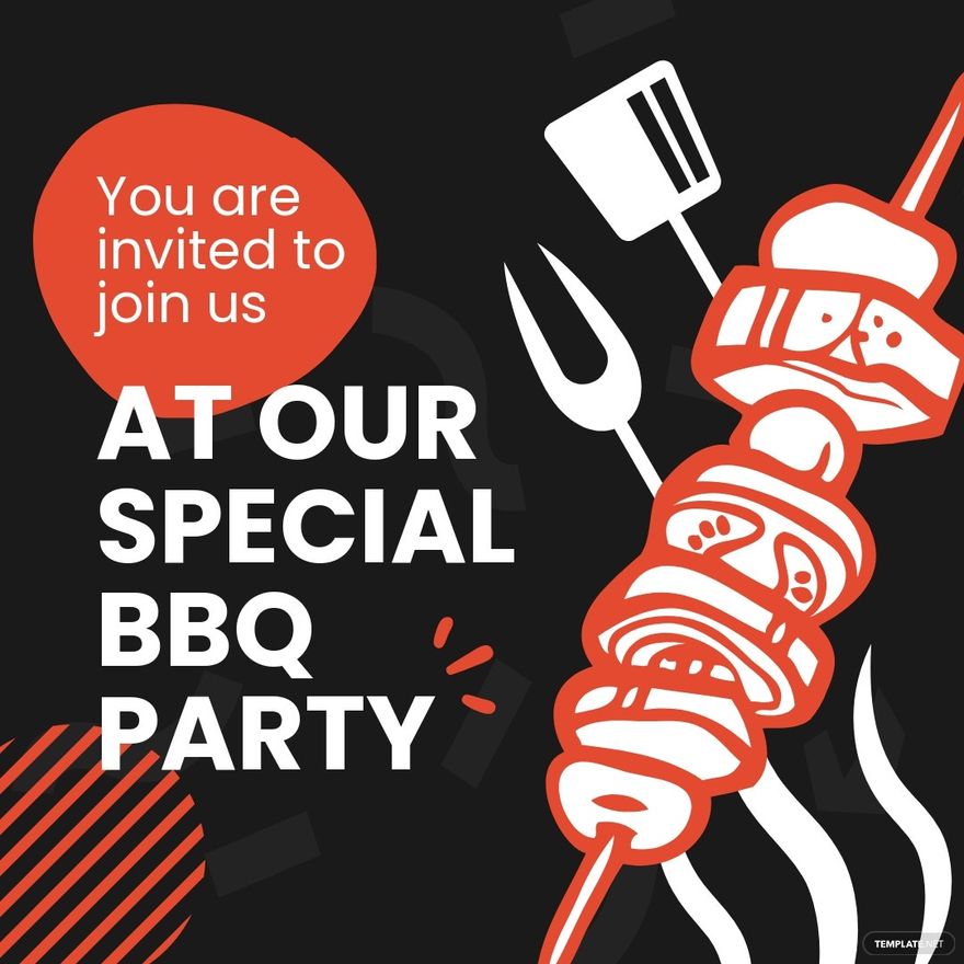 BBQ Invitations Templates Design Free Download Template