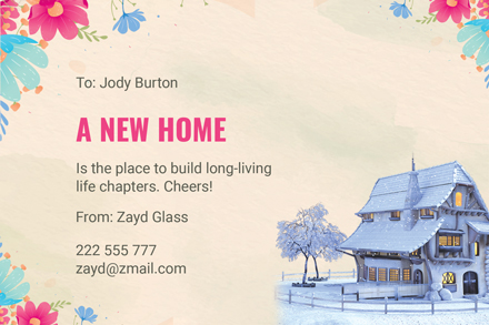 New Home Invitation Card Template - Download in Word, Illustrator, PSD ...