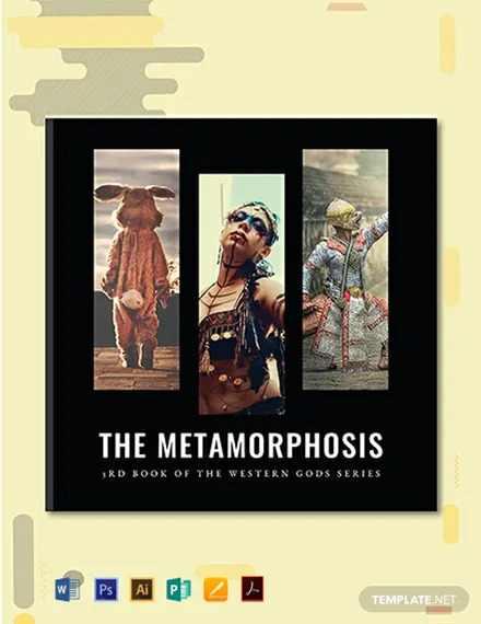 Photo Autobiography Book Cover Template - Illustrator, Word, Apple ...