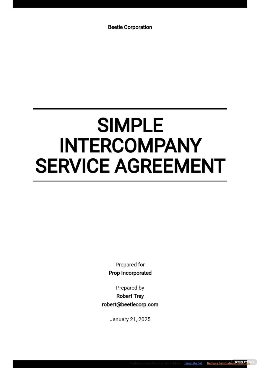 Simple Intercompany Loan Agreement Template Printable Word Searches
