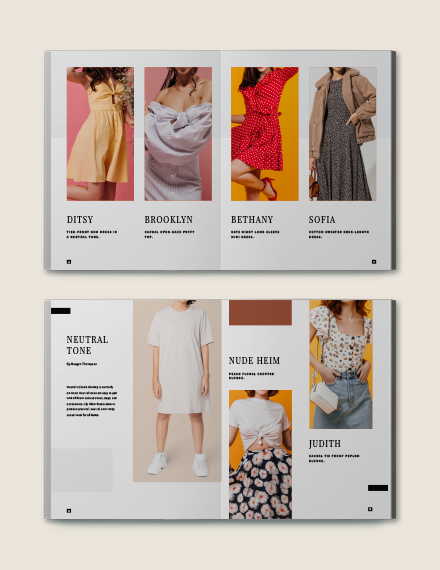 Creative Studio Lookbook Template - InDesign, Word | Template.net