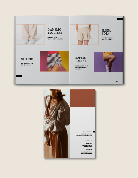 Creative Studio Lookbook Template - InDesign, Word | Template.net
