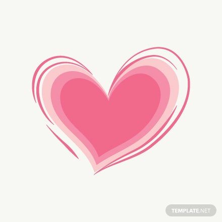 FREE Drawn Heart Vector Shape in EPS, Illustrator, JPG, PNG, SVG ...