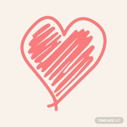 FREE Drawn Heart Vector in Illustrator | Template.net