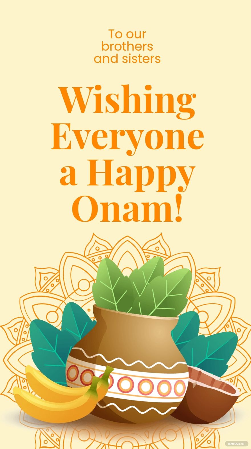 Free Happy Onam Instagram Story Template Google Docs Illustrator 