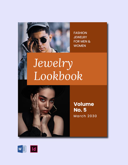 Jewelry Product Lookbook Template - InDesign, Word | Template.net