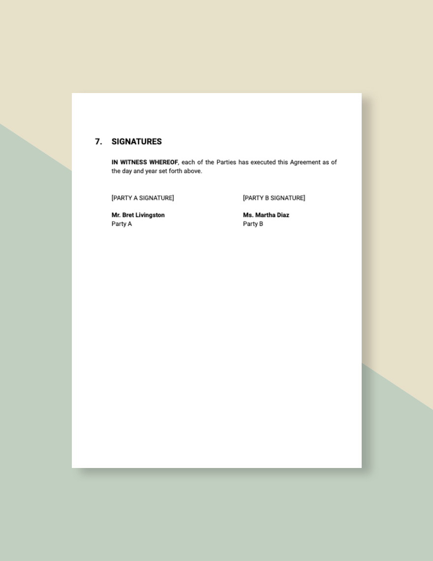 Trial Separation Agreement Template - Google Docs, Word, Apple Pages ...