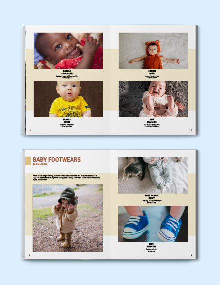 Baby Lookbook Template | InDesign, Word | Template.net