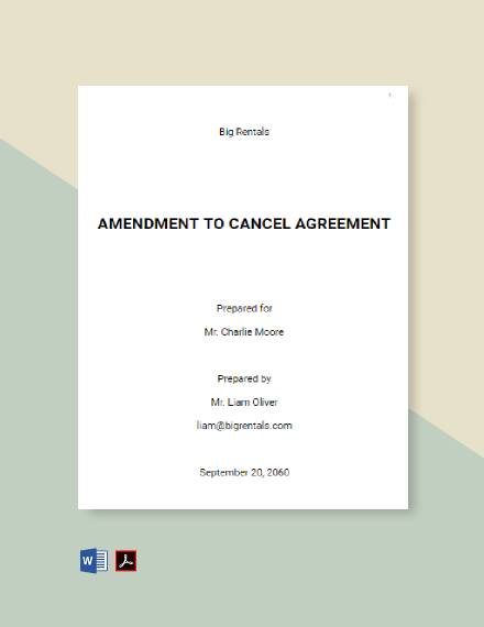 Free Amendment to LLC Operating Agreement Template - Google Docs, Word ...