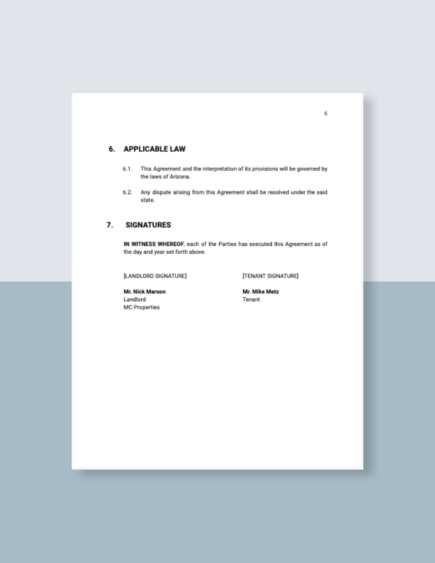 Amendment To Lease Agreement Template Google Docs Word Apple Pages 