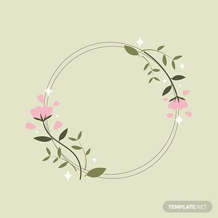 Free Floral Round Vector - EPS, Illustrator, JPG, PNG, SVG | Template.net