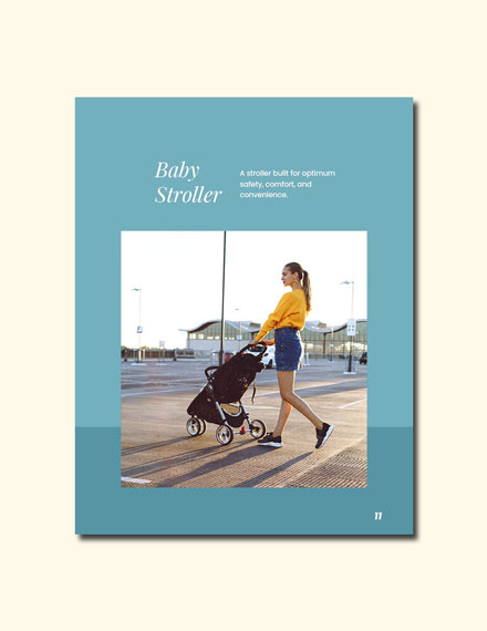 Baby Store Lookbook Template - InDesign, Word | Template.net