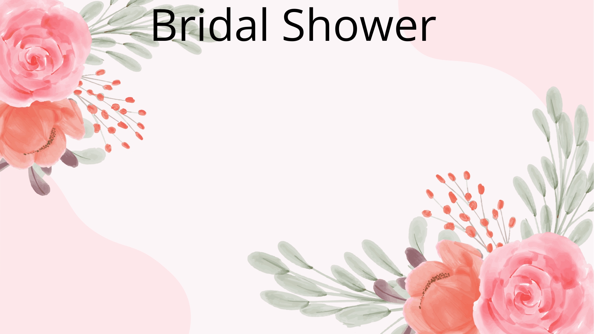 Bridal Shower Powerpoint Background
