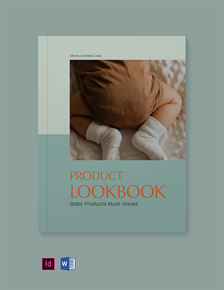 Retro Baby Lookbook Template - InDesign, Word | Template.net