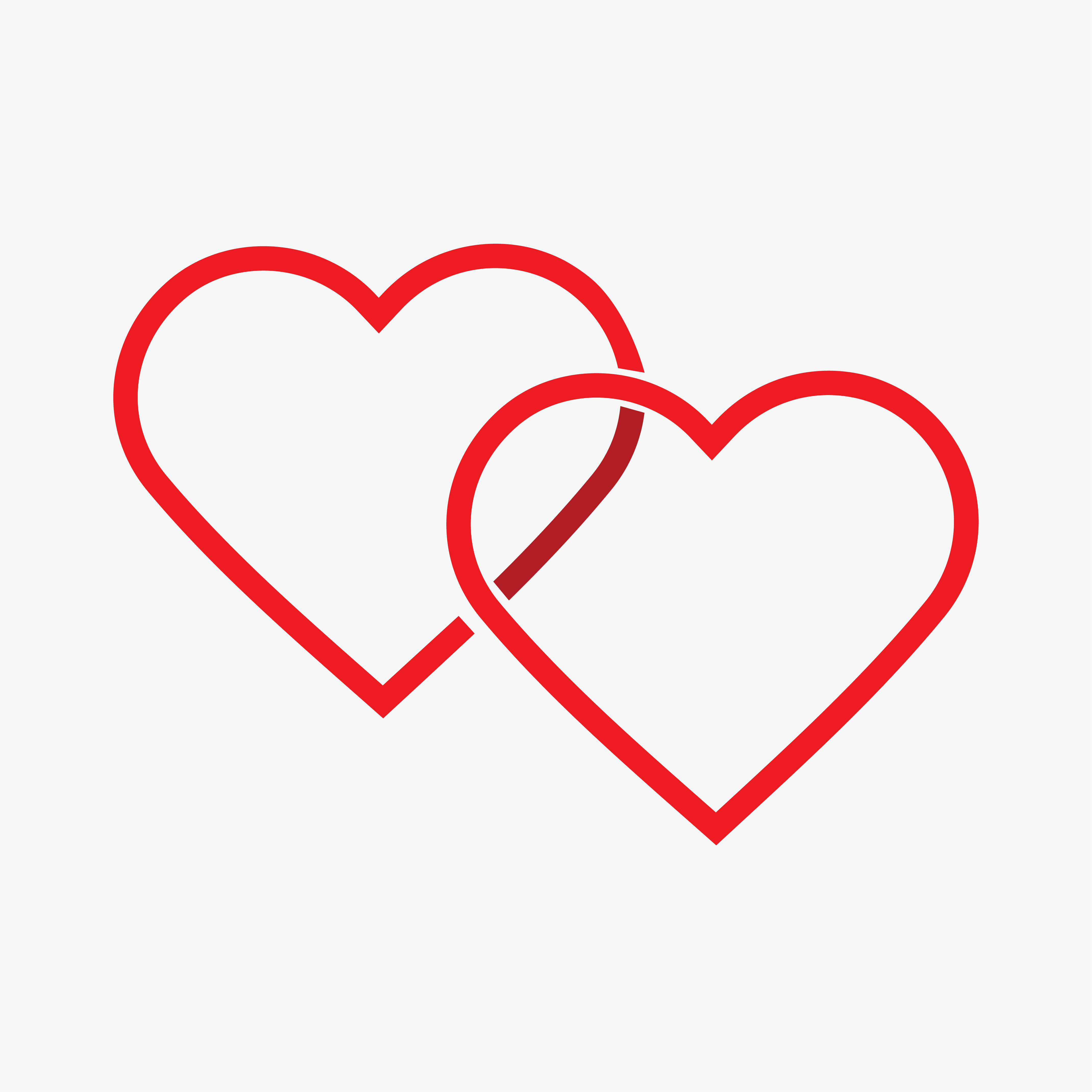 Double Heart Wedding Clipart