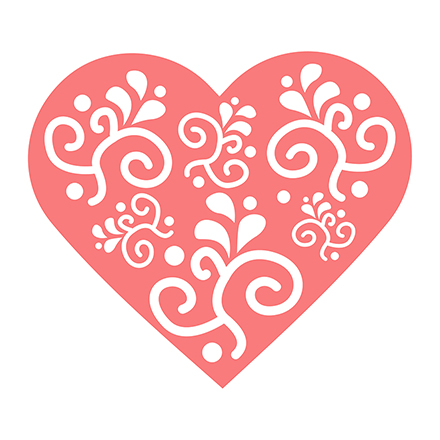 Carved Heart Animated | Template.net