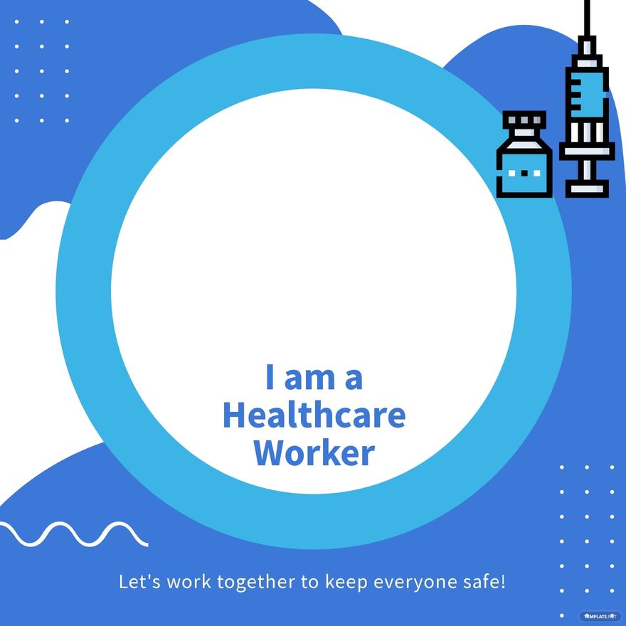 Free Vaccinated Facebook Profile Frame Template Template