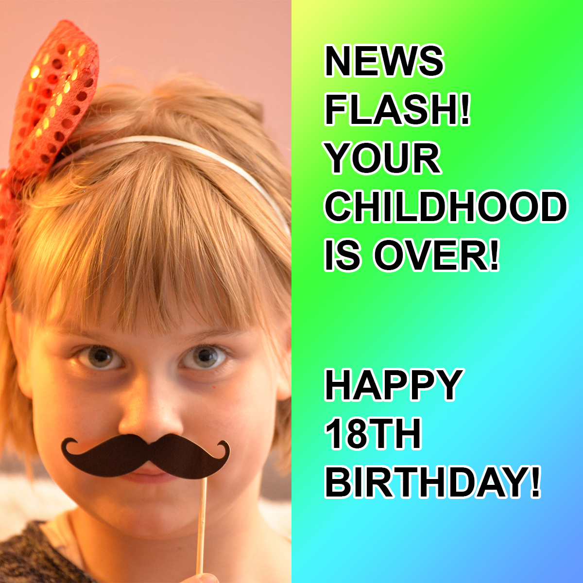 Free Happy 18th Birthday Meme - GIF, Illustrator, JPG, PSD, PNG ...