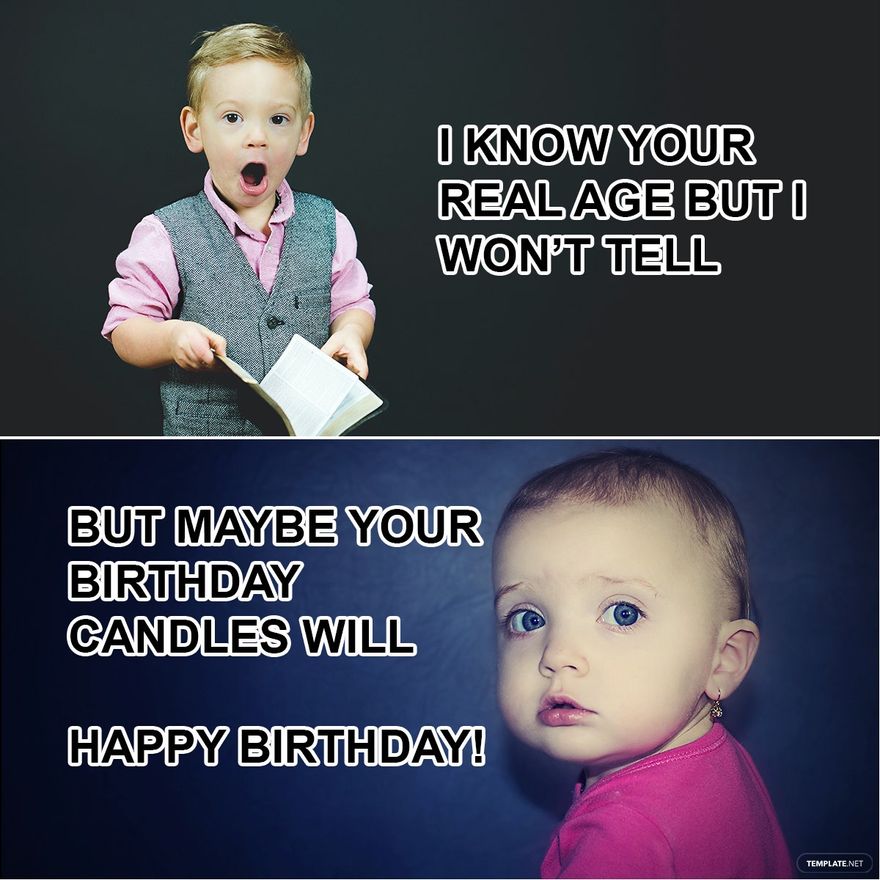 Free Funny Happy Birthday Best Friend Meme Download In Illustrator 