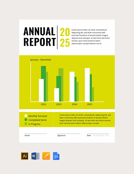 21+ Sample Annual Report Templates - Word, PDF, Pages