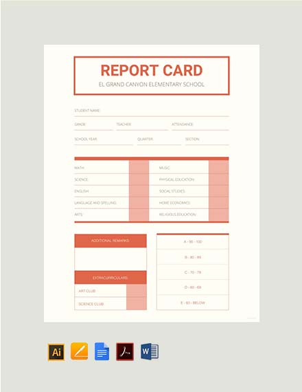 19+ School Report Templates - PDF, Word, Pages