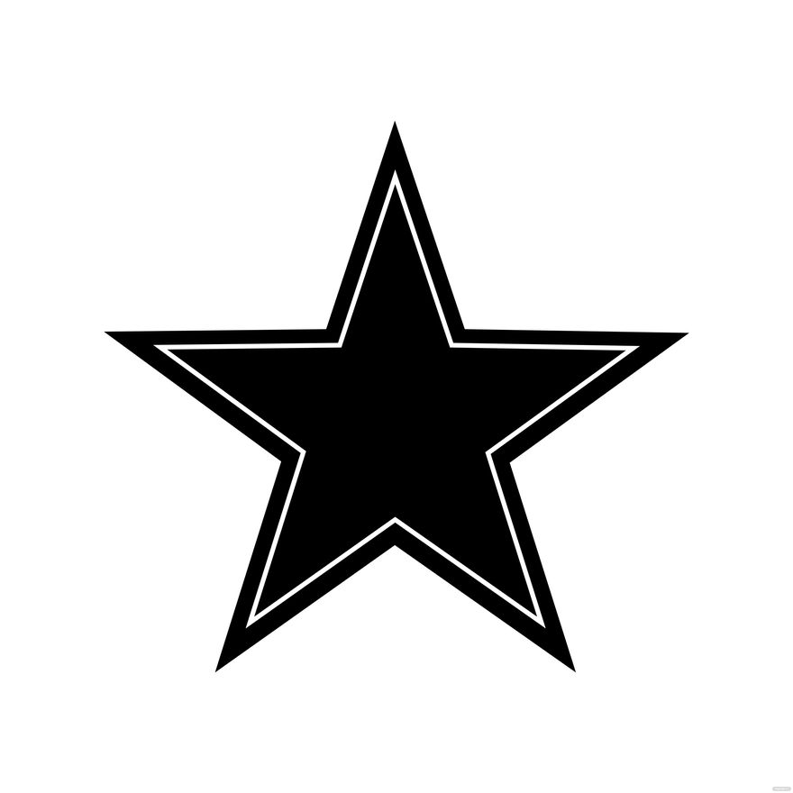 Free Black Star Clipart - EPS, Illustrator, JPG, PNG, SVG | Template.net