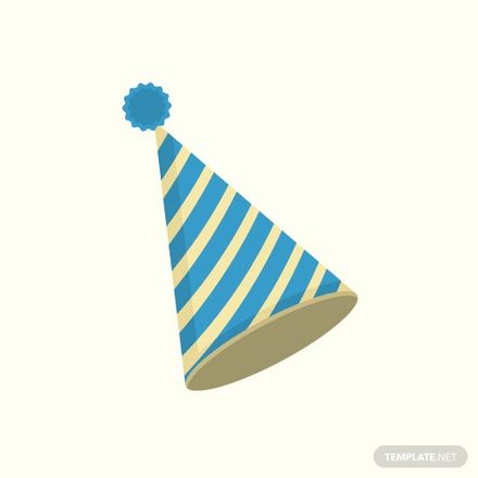 FREE Birthday Hat Template Download In Illustrator EPS SVG JPG 