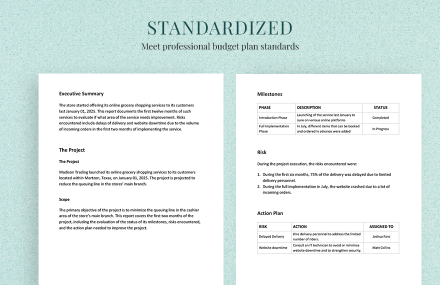 Simple Monthly Report Template - Download in Word, Google Docs, Apple ...