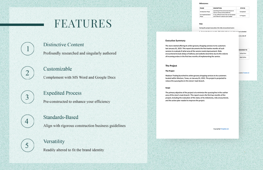 Simple Monthly Report Template - Download in Word, Google Docs, Apple ...