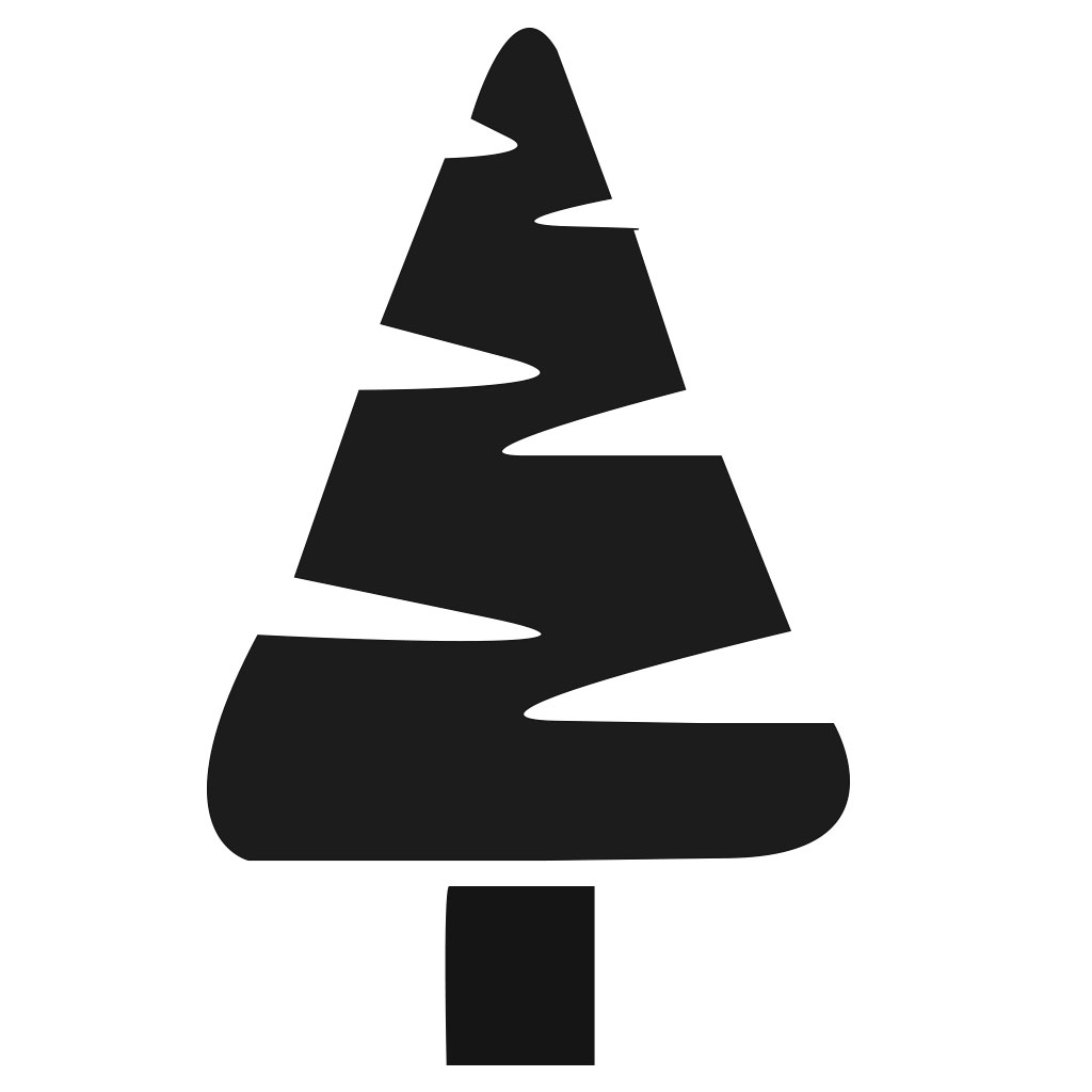 Simple Evergreen Tree Outline