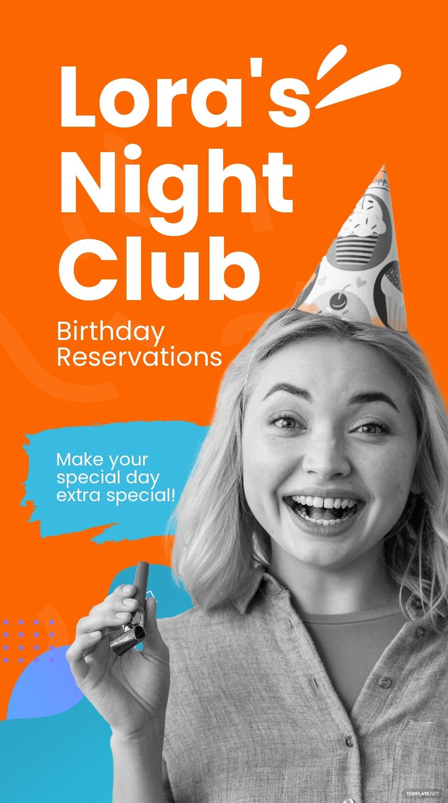 Nightclub Birthday Templates Design Free Download Template