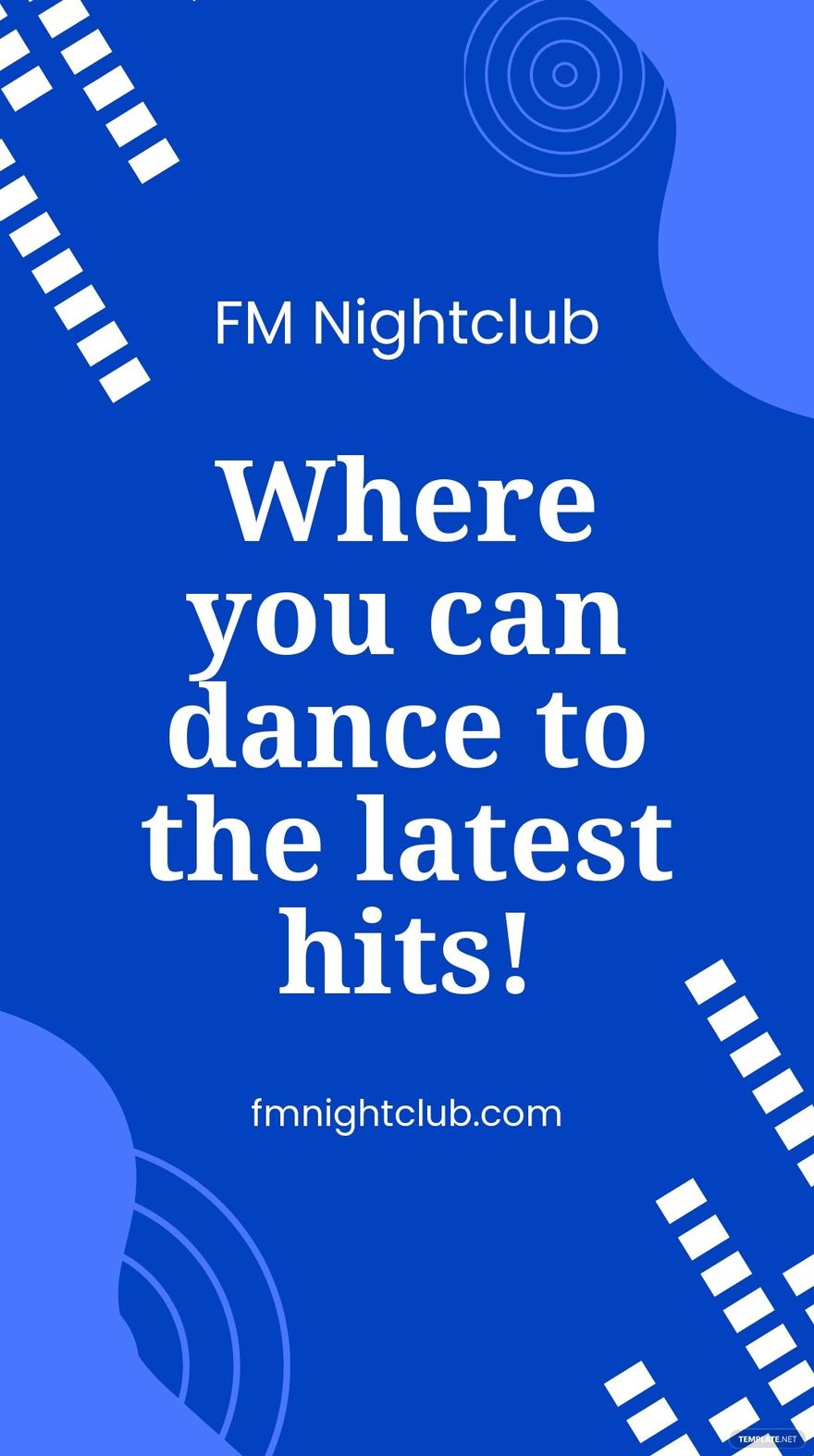 Free Music Nightclub Ad Instagram Story Template Template