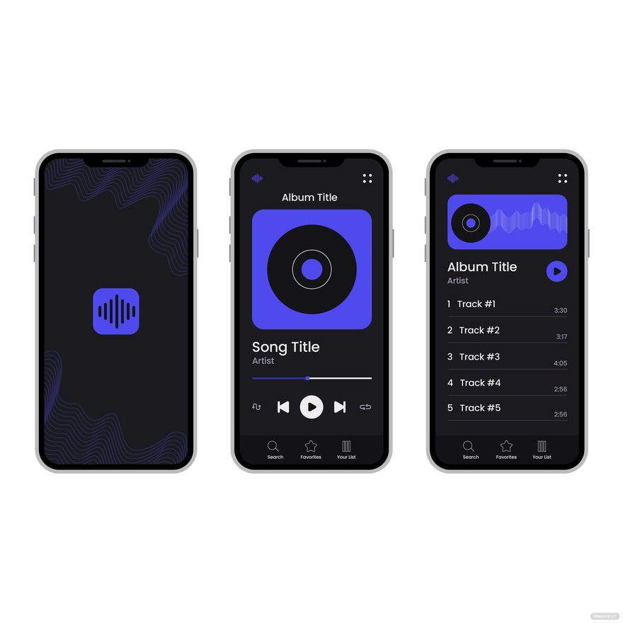 Free Music Playlist Vector - EPS, Illustrator, JPG, PNG, SVG | Template.net