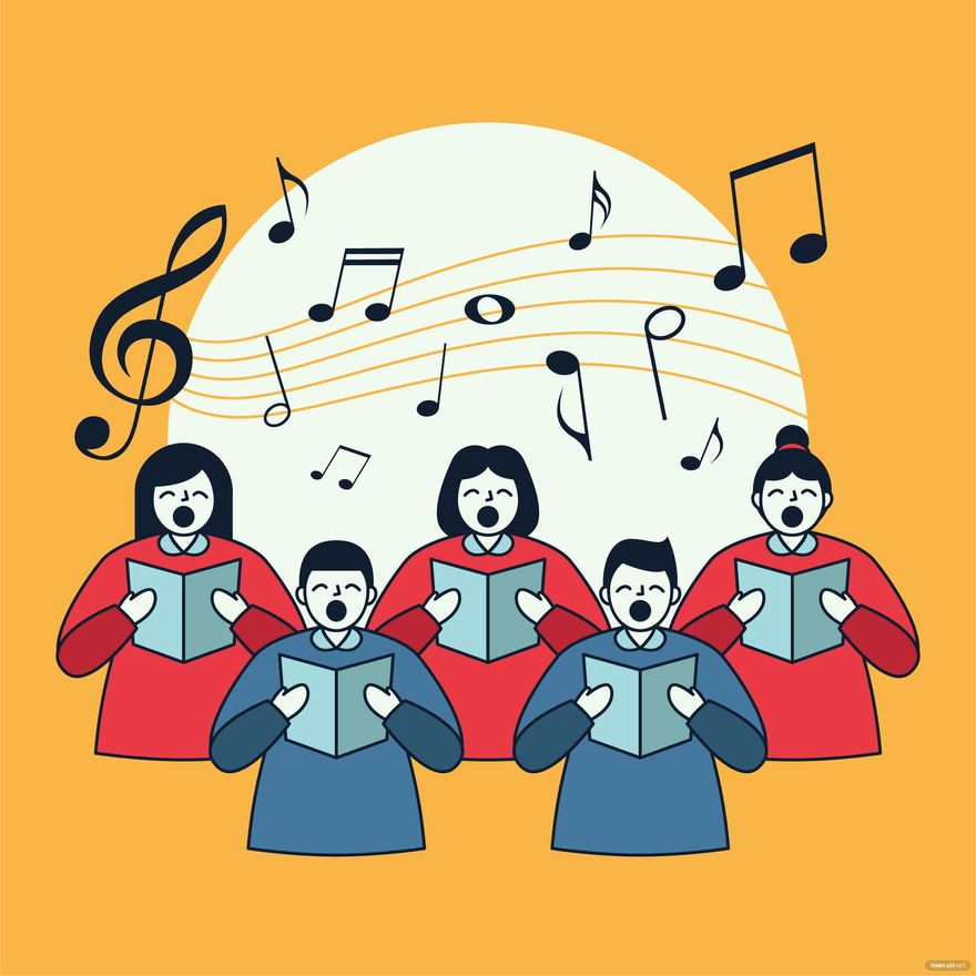 Church Choir Vector