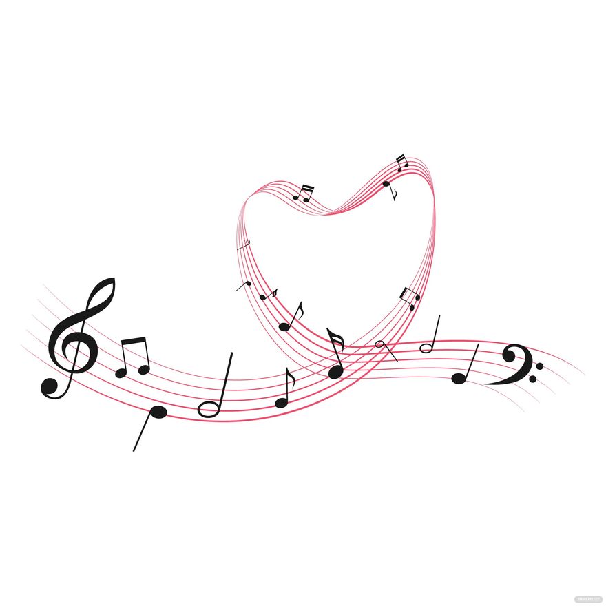 Free Music Heart Vector - EPS, Illustrator, JPG, PNG, SVG | Template.net
