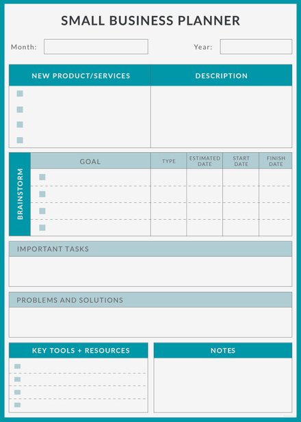 Free Goal Planner Template in Adobe Photoshop, Illustrator, InDesign ...
