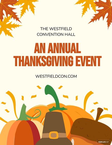 FREE Thanksgiving Flyer Template Download In Word Google Docs PDF 