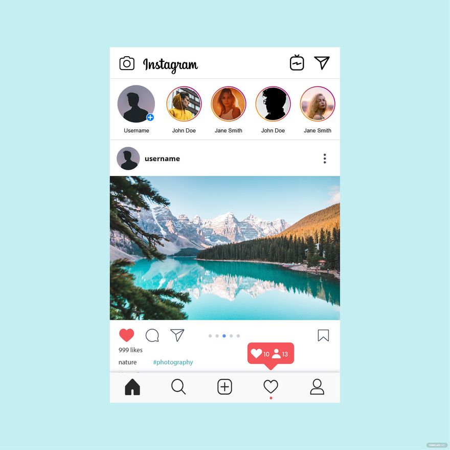 Free Instagram Feed Vector - EPS, Illustrator, JPG, PNG, SVG | Template.net