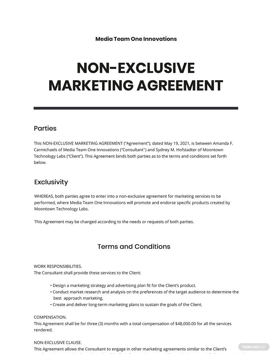 Non Liability Agreement Template | Template.net
