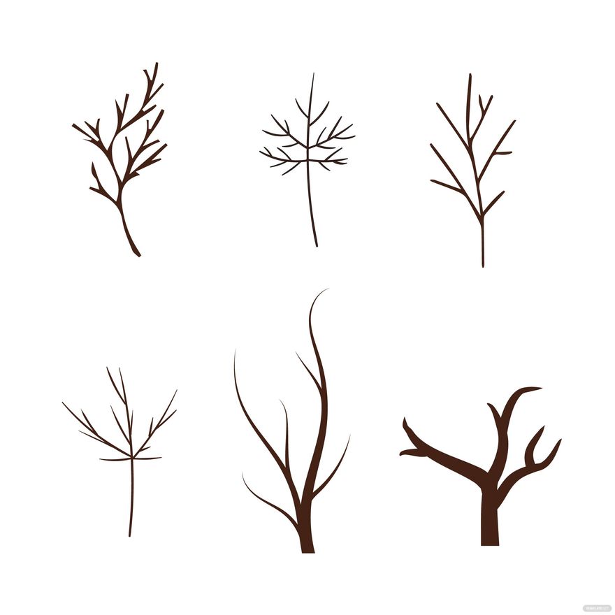 Single Tree Branch Vector