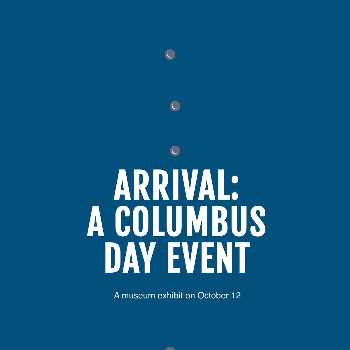 Free Columbus Day Event Linkedin Post Template Template