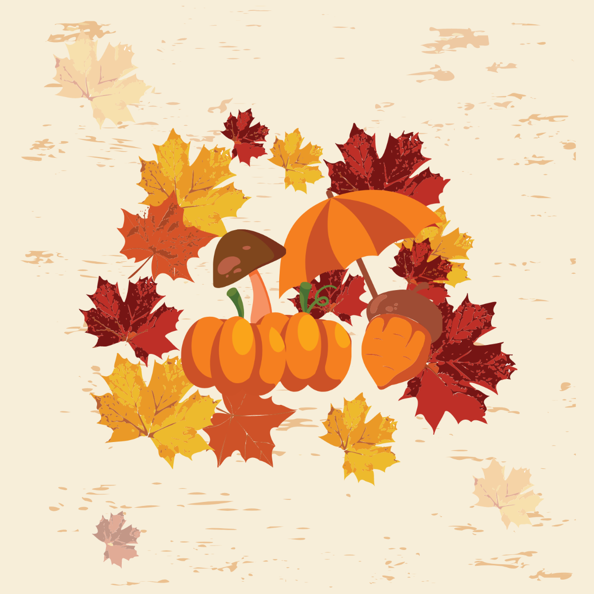 Free Retro Fall Vector Template Edit Online Download Template