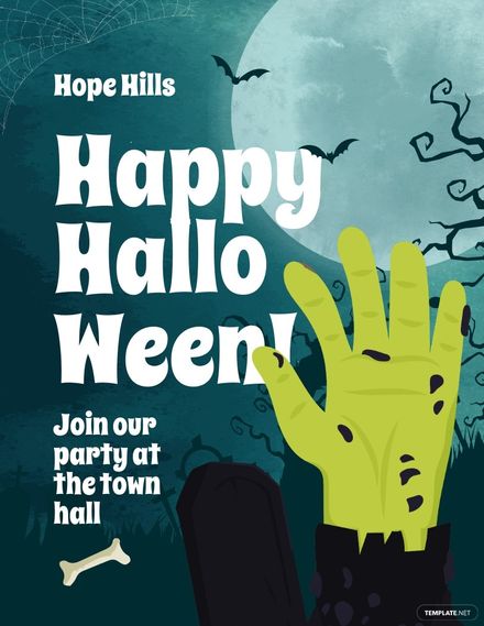 Free Happy Halloween Flyer Template Download In Word Google Docs 