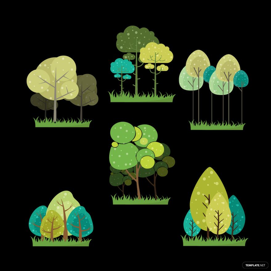 Free Cartoon Xmas Tree Vector - Download in Illustrator, EPS, SVG, JPG ...