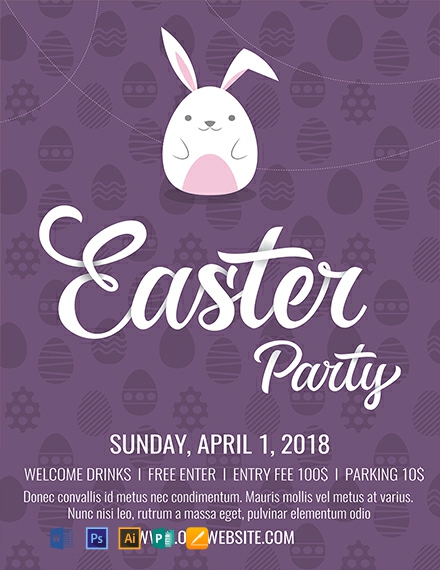 Free Easter Flyer Template