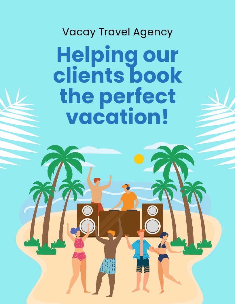 Vacation Travel Flyer Template Download In Word Google Docs PSD 