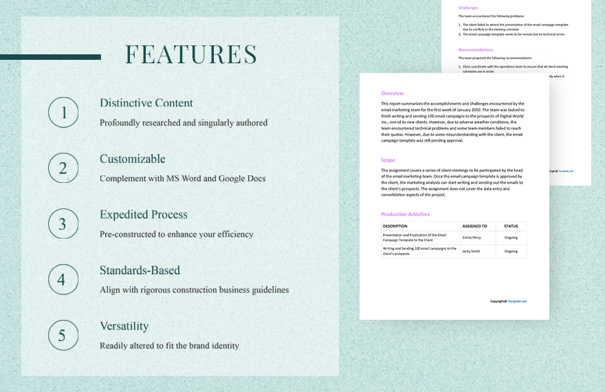 Weekly Report Template - Download in Word, Google Docs, Apple Pages ...