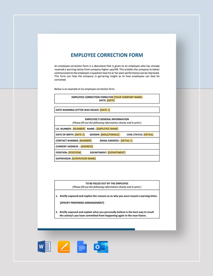 Employee Termination Acknowledgement Letter Template [Free PDF] - Word ...