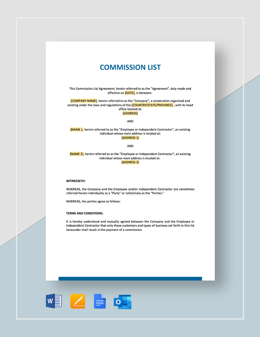 List Templates 197 Docs Free Downloads Template